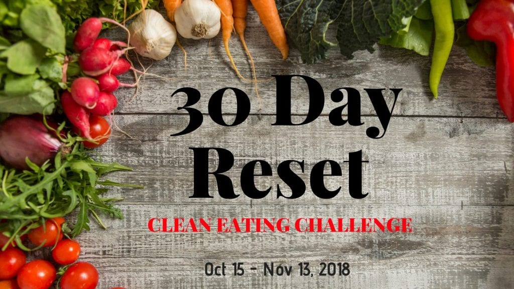 30 DAY RESET Clean Eating Challenge - Urban Athlete Fitness Studio ...